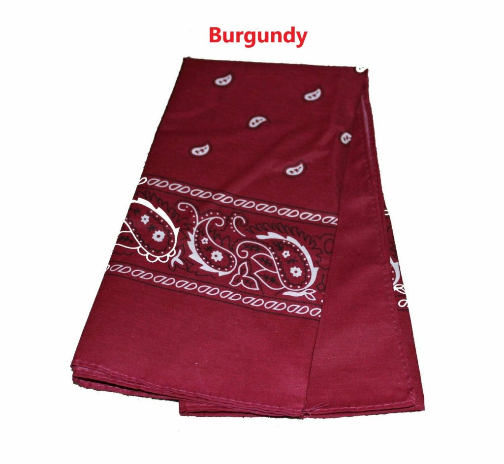 Bandana One-Sided Scarf 100% Polyester