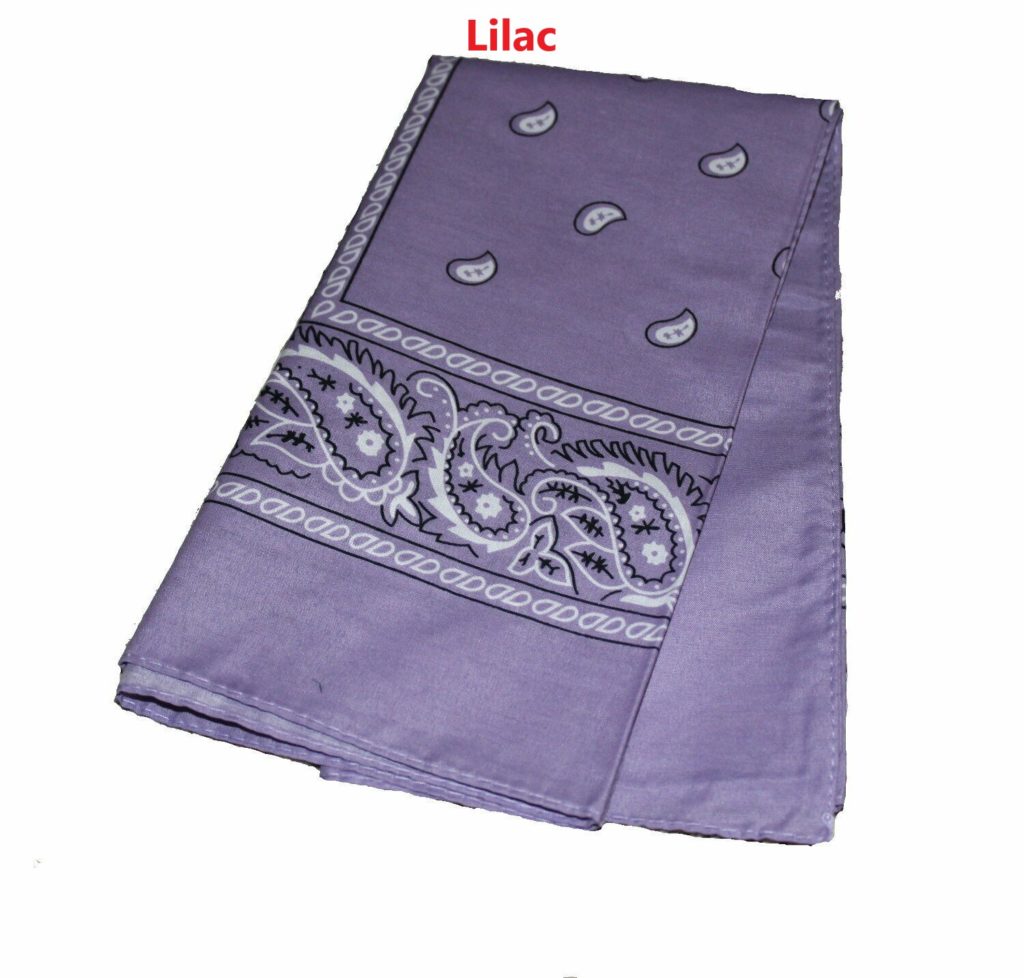 Bandana One-Sided Scarf 100% Polyester