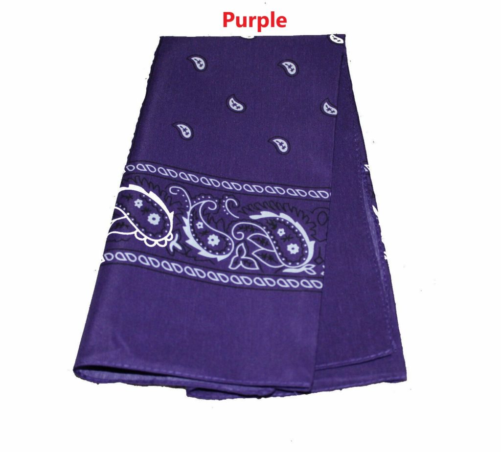 Bandana One-Sided Scarf 100% Polyester