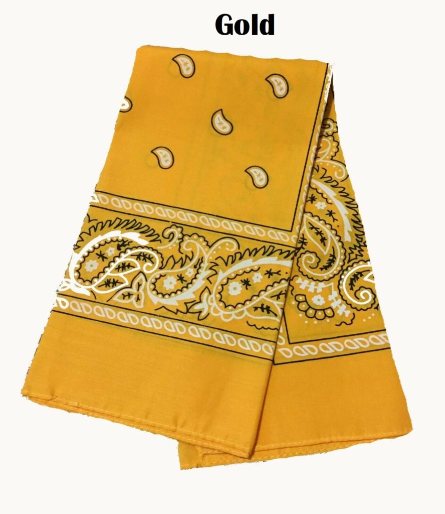 Bandana One-Sided Scarf 100% Polyester