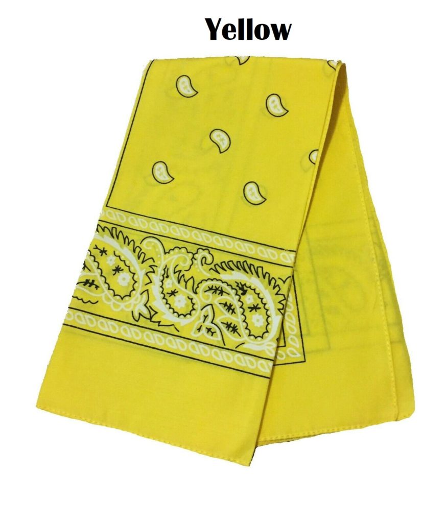 Bandana One-Sided Scarf 100% Polyester