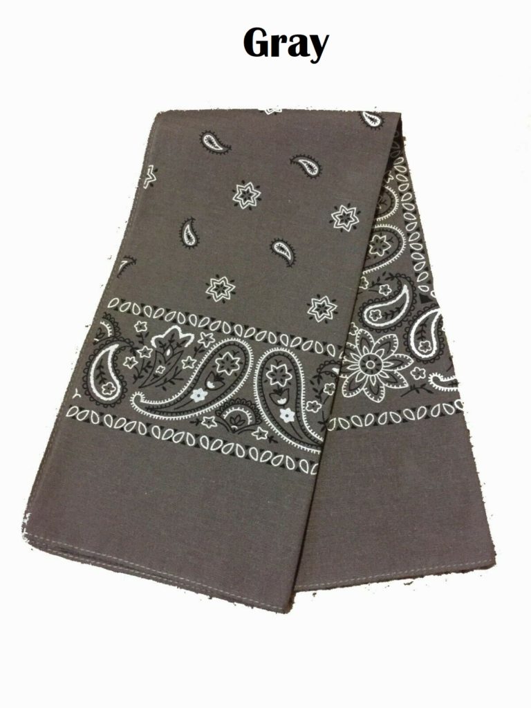 Bandana One-Sided Scarf 100% Polyester