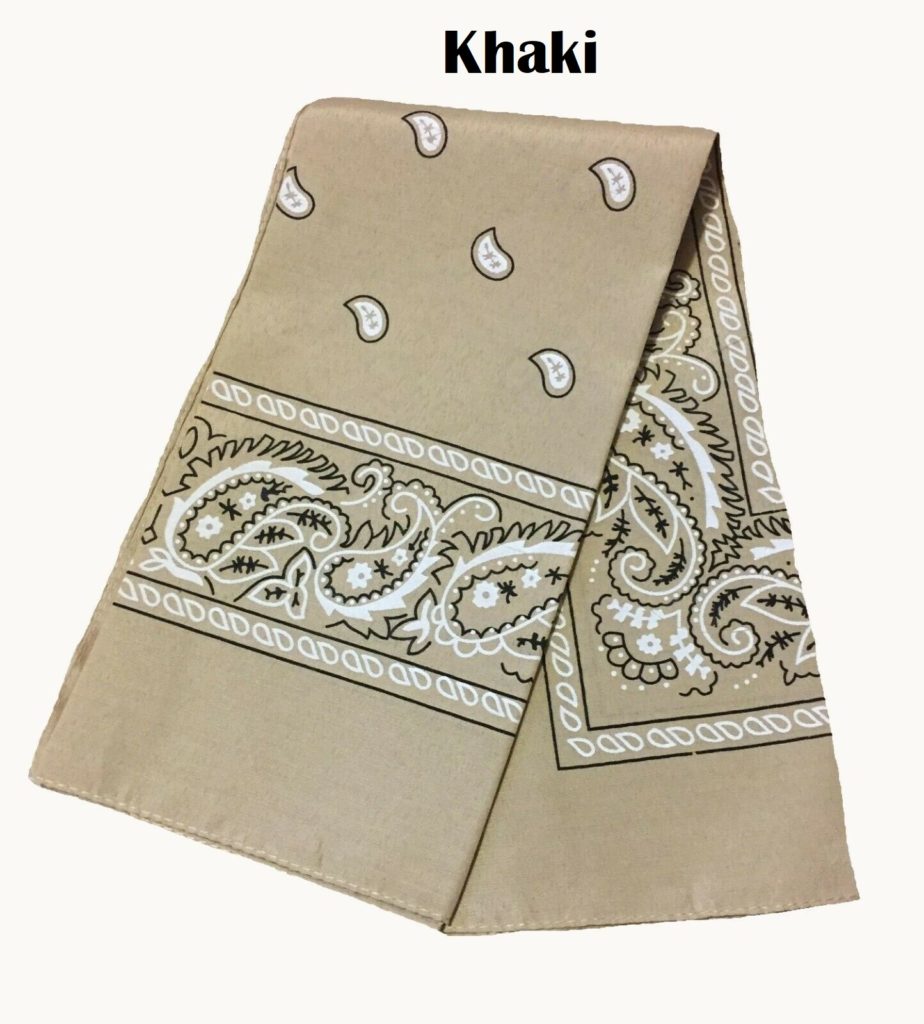 Bandana One-Sided Scarf 100% Polyester