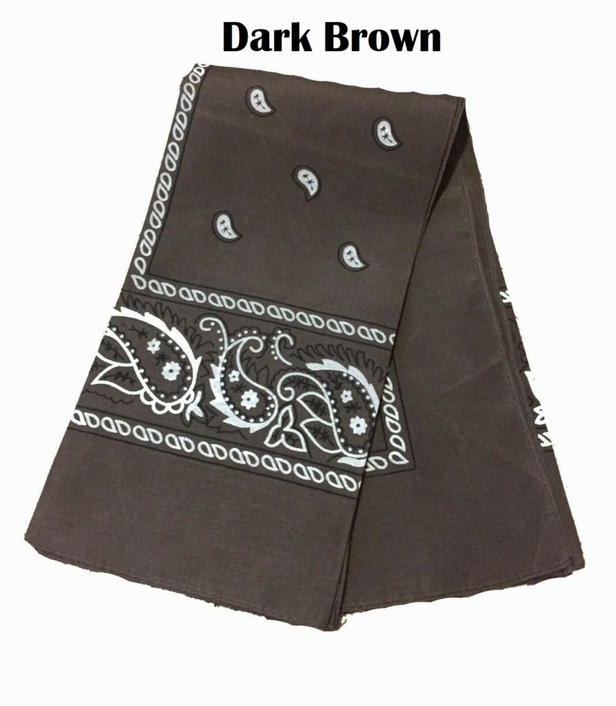 Bandana One-Sided Scarf 100% Polyester