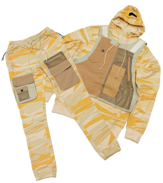 Civilized Hoodie and Pant Set with Detachable Hoodie and Vest, Style ...